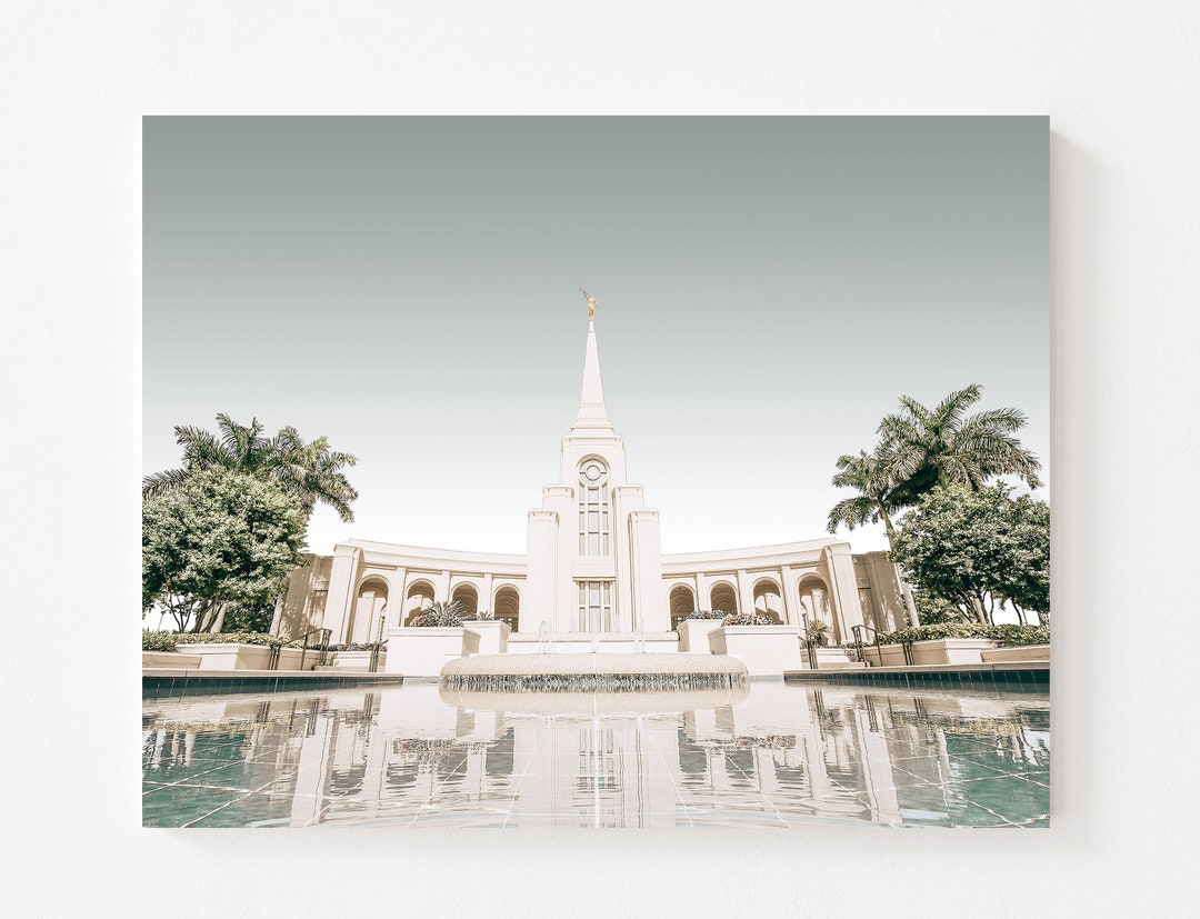 Fort Lauderdale Florida LDS Temple | Digital Photo | Artistic Finish ...