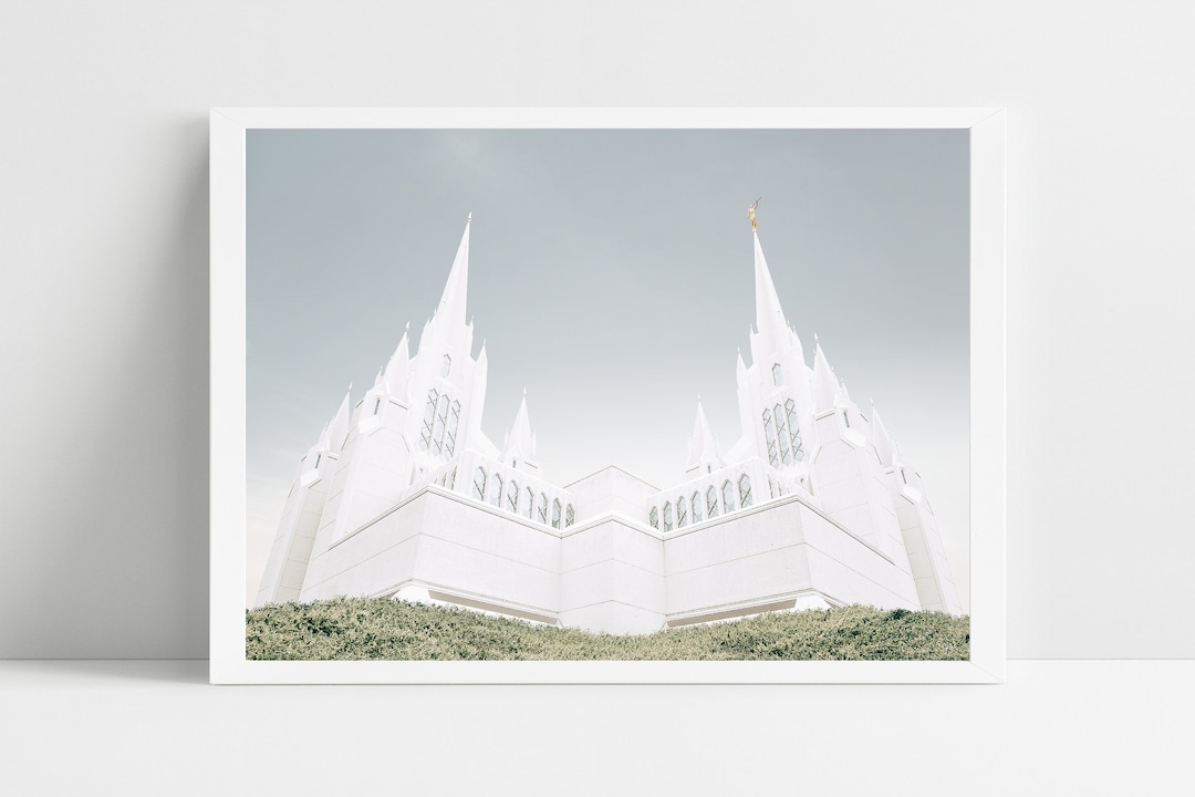 San Diego CA LDS Temple Digital Image Temple Photo, Lds Home Decor, Lds ...