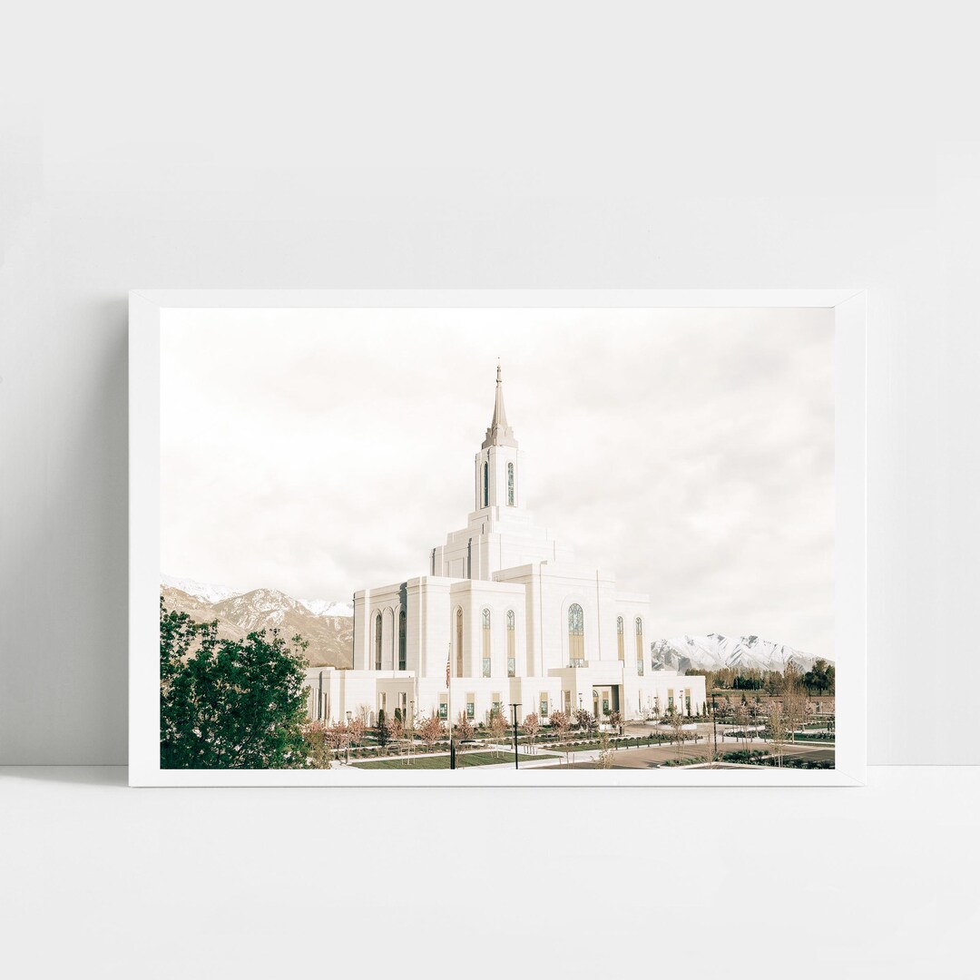 Orem Temple Picture, Digital Image, LDS Temple, Orem UT Temple, Lds ...