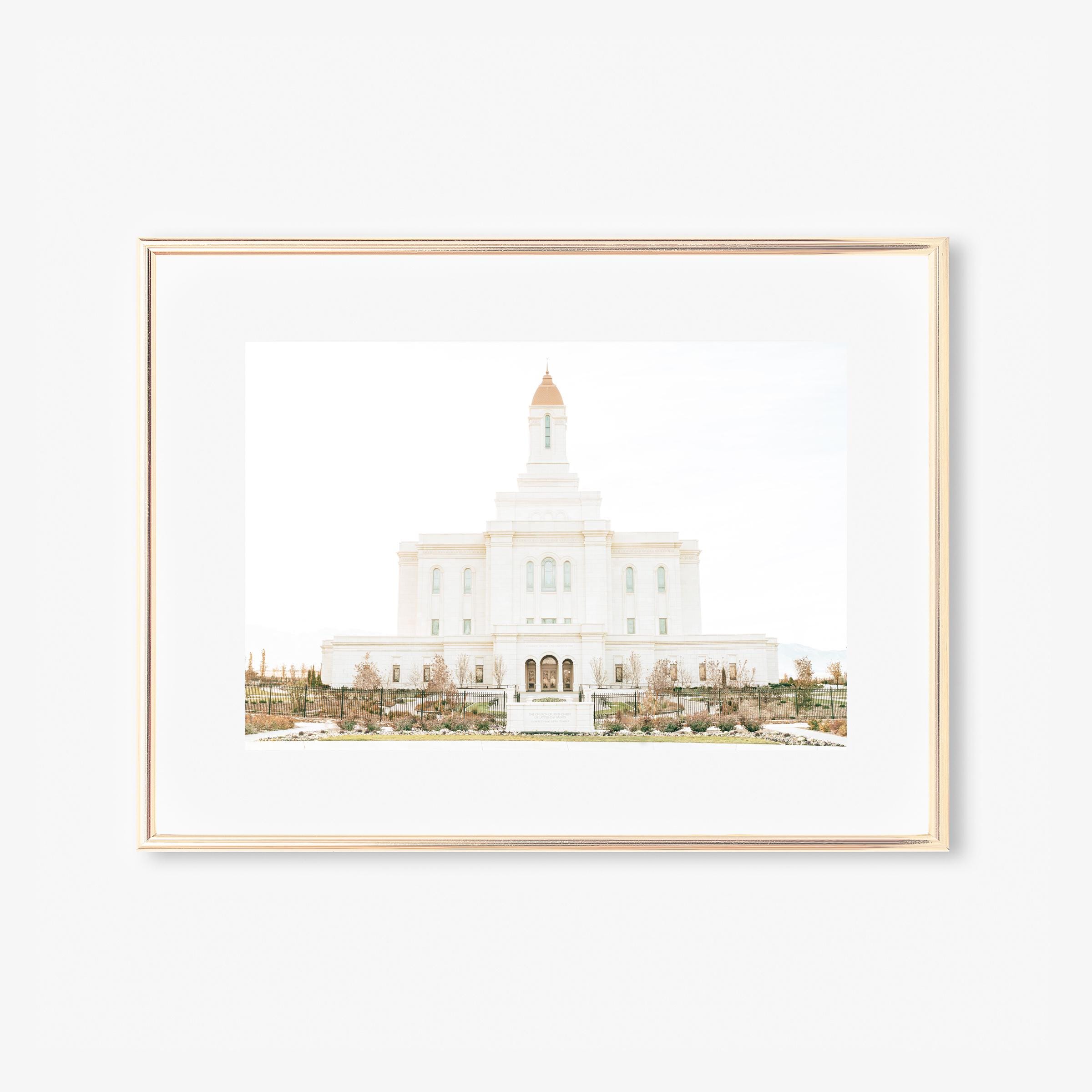 Deseret Peak Temple, LDS Digital Image, Modern Temple Photo, Utah ...