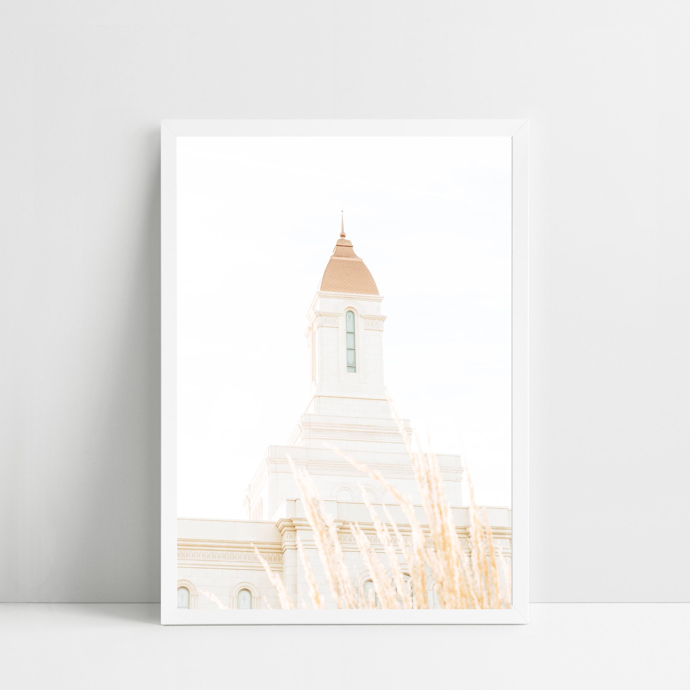 Deseret Peak Temple, LDS Digital Image, Modern Temple Photo, UT Temple ...