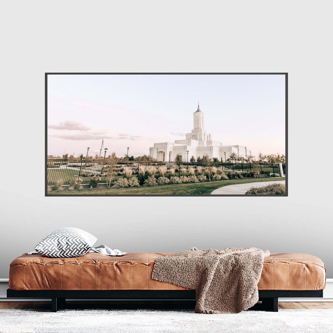 Moses Lake LDS Temple, LDS Digital Art, Landscape, Lds Art, Primary ...