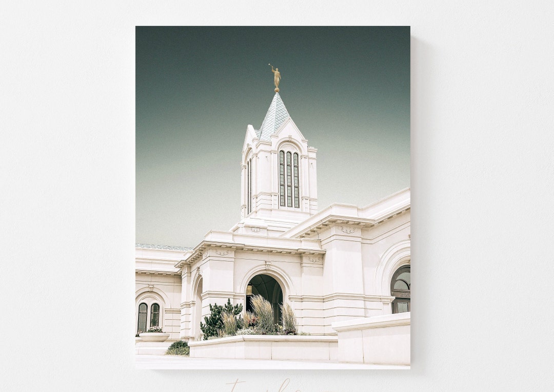 Fort Collins Colorado LDS Temple Digital Print Artistic Finish Temple ...