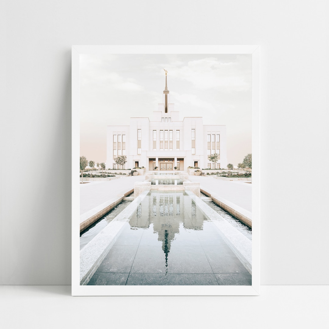 Saratoga Springs, UT LDS Temple, Digital Photo, Lds Temple Art ...