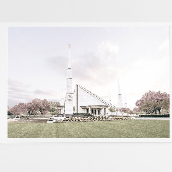 Dallas Tx Temple Art - Etsy