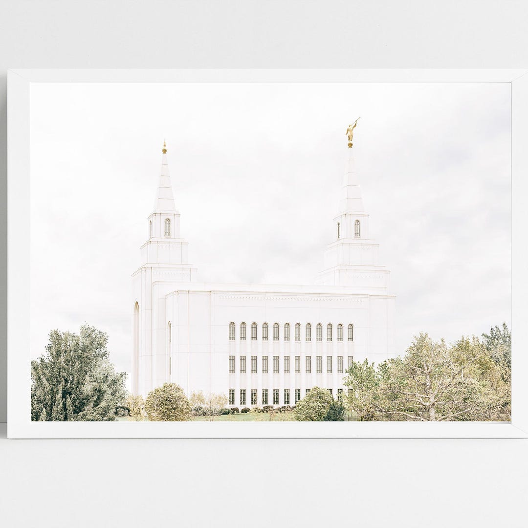 Kansas City, Missouri LDS Temple, Digital Image, Lds Gift, Lds Wall Art ...