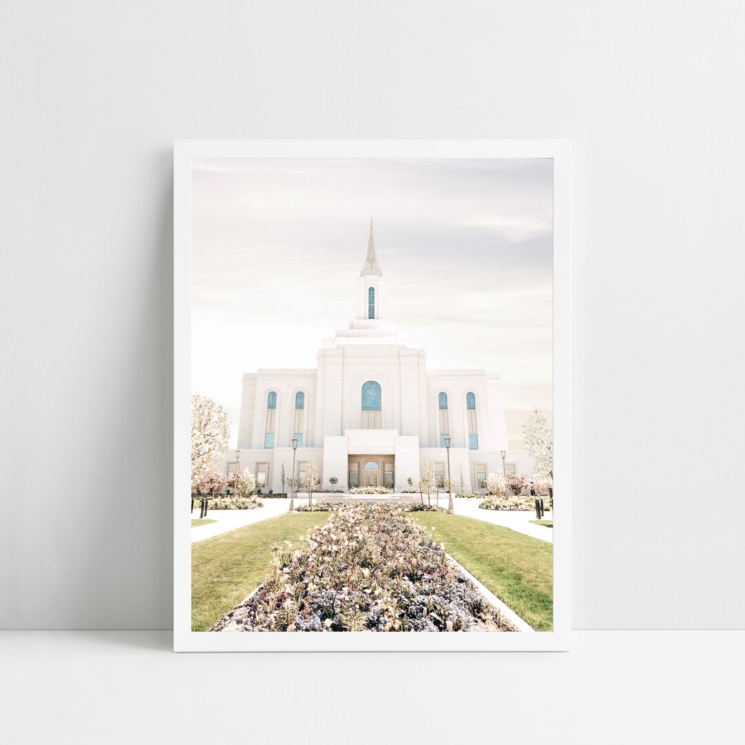 Orem LDS Temple Picture, Digital Art, LDS Temple, Orem UT Temple - Etsy