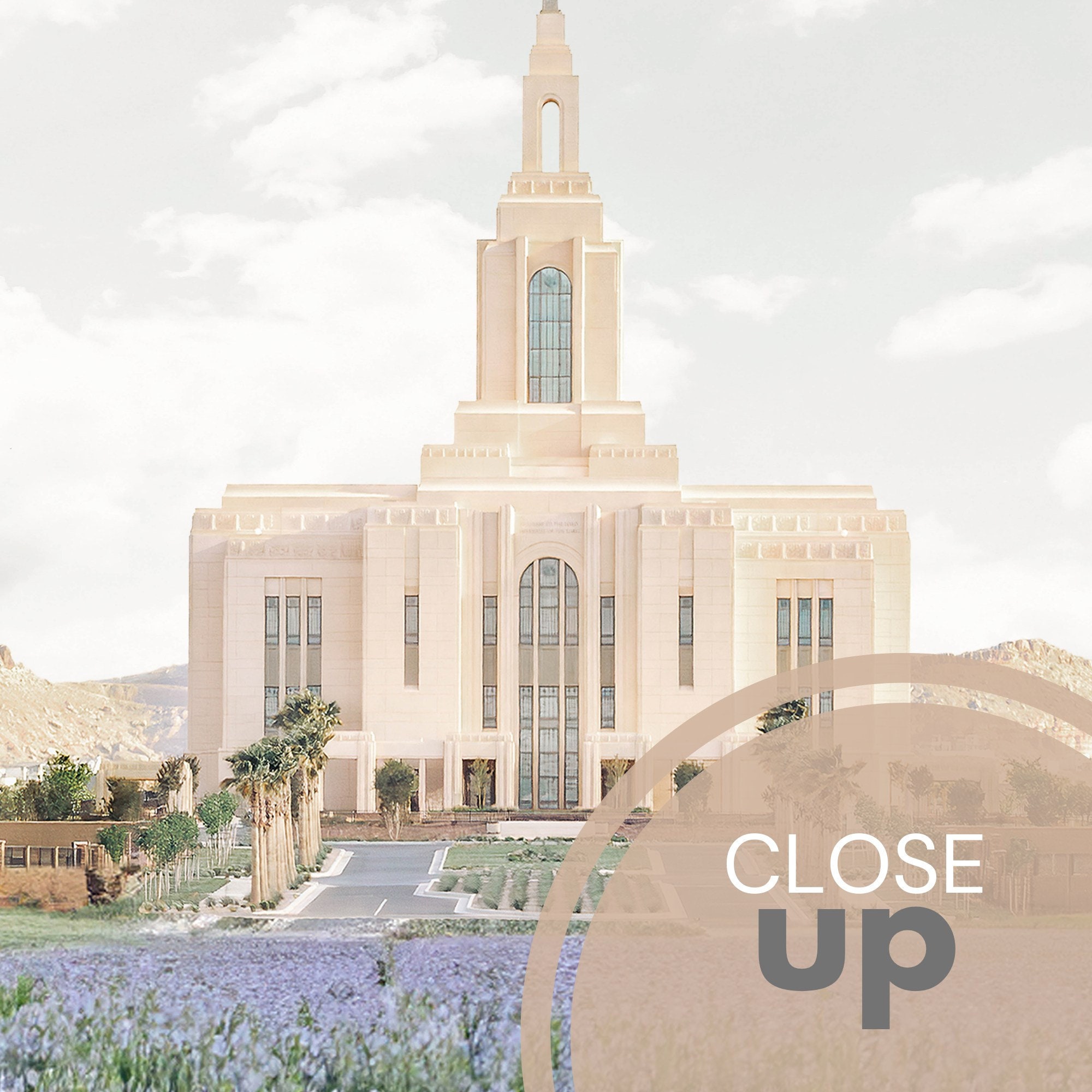 Red Cliffs Temple, Digital Temple Photo, Red Cliffs Temple, Utah Temple ...