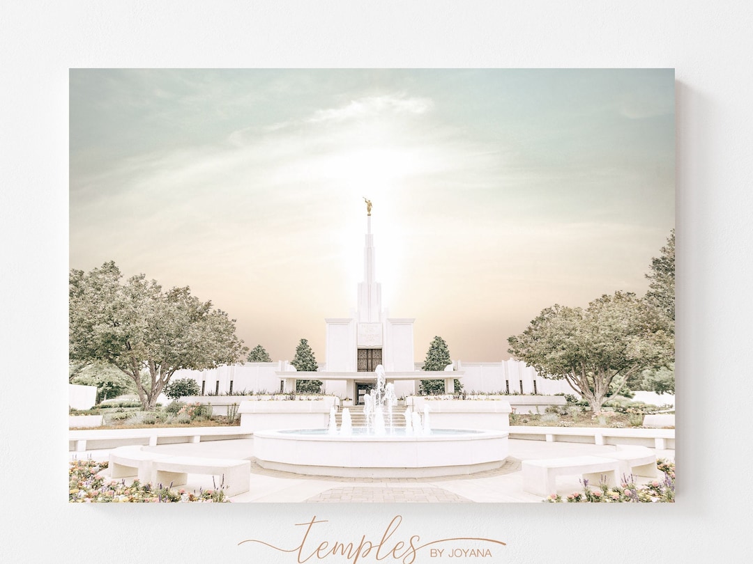 Denver Colorado LDS Temple Digital Image Artistic Finish Temple Print ...