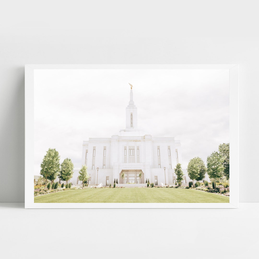 Pocatello Idaho LDS Temple, Lds Digital Print, YW Gift, Lds Home, Idaho ...