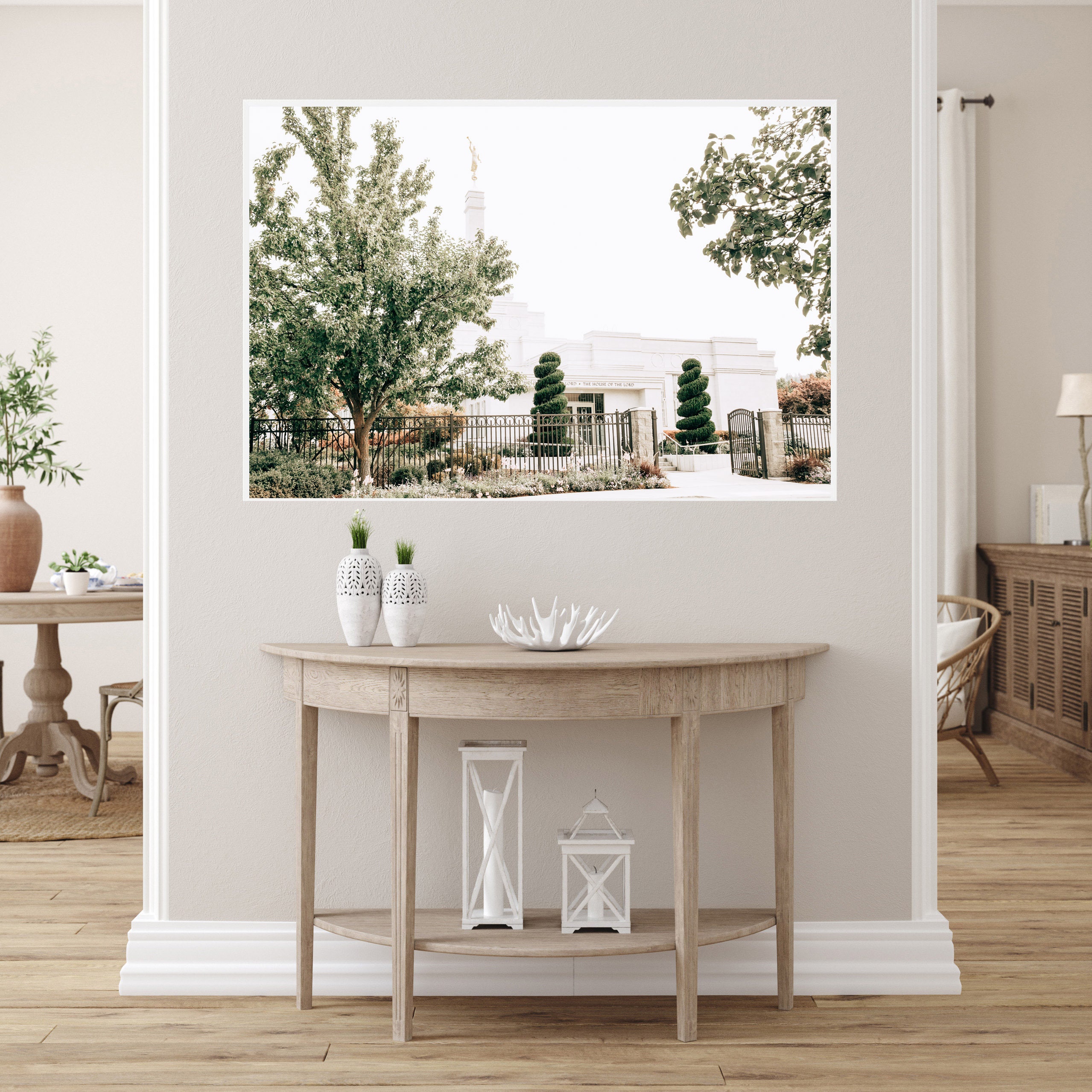 Spokane LDS Temple Digital Art WA Temple Lds Art Lds - Etsy