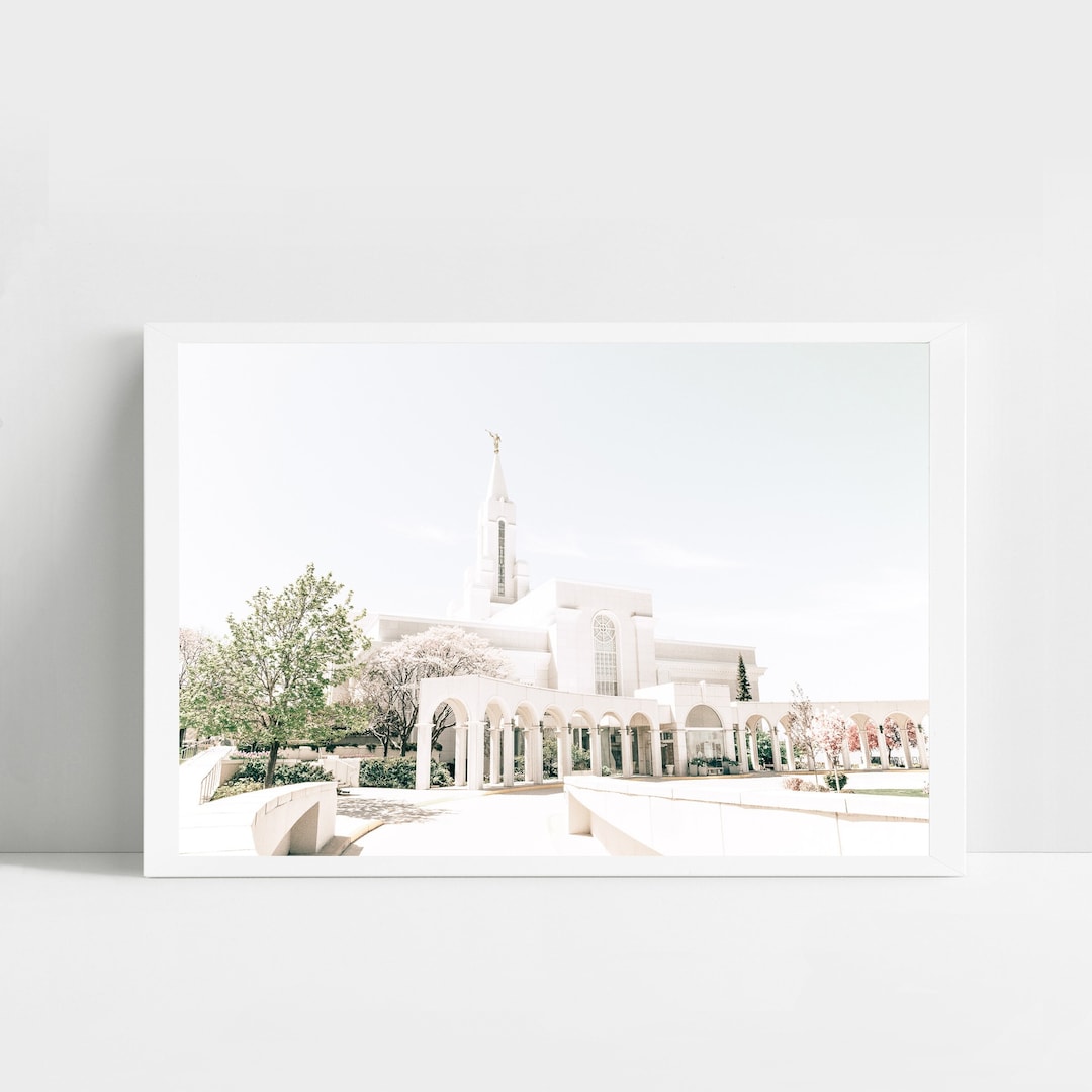 Bountiful Utah LDS Temple, Digital Art, Lds Gallery, Lds Temple Art ...