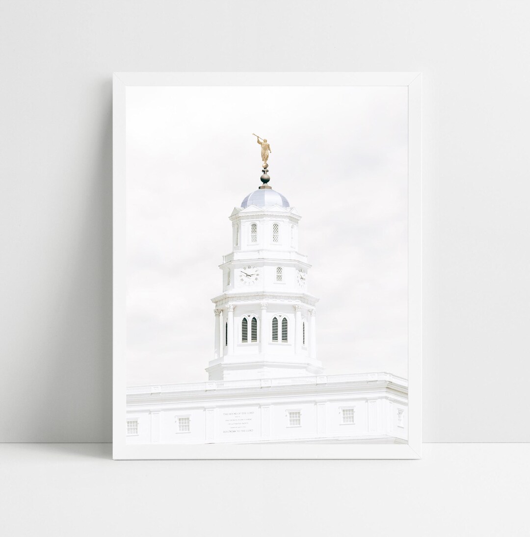 Nauvoo Temple, Digital Photo, Wall Art, Lds Wedding Gift, Lds Printable ...