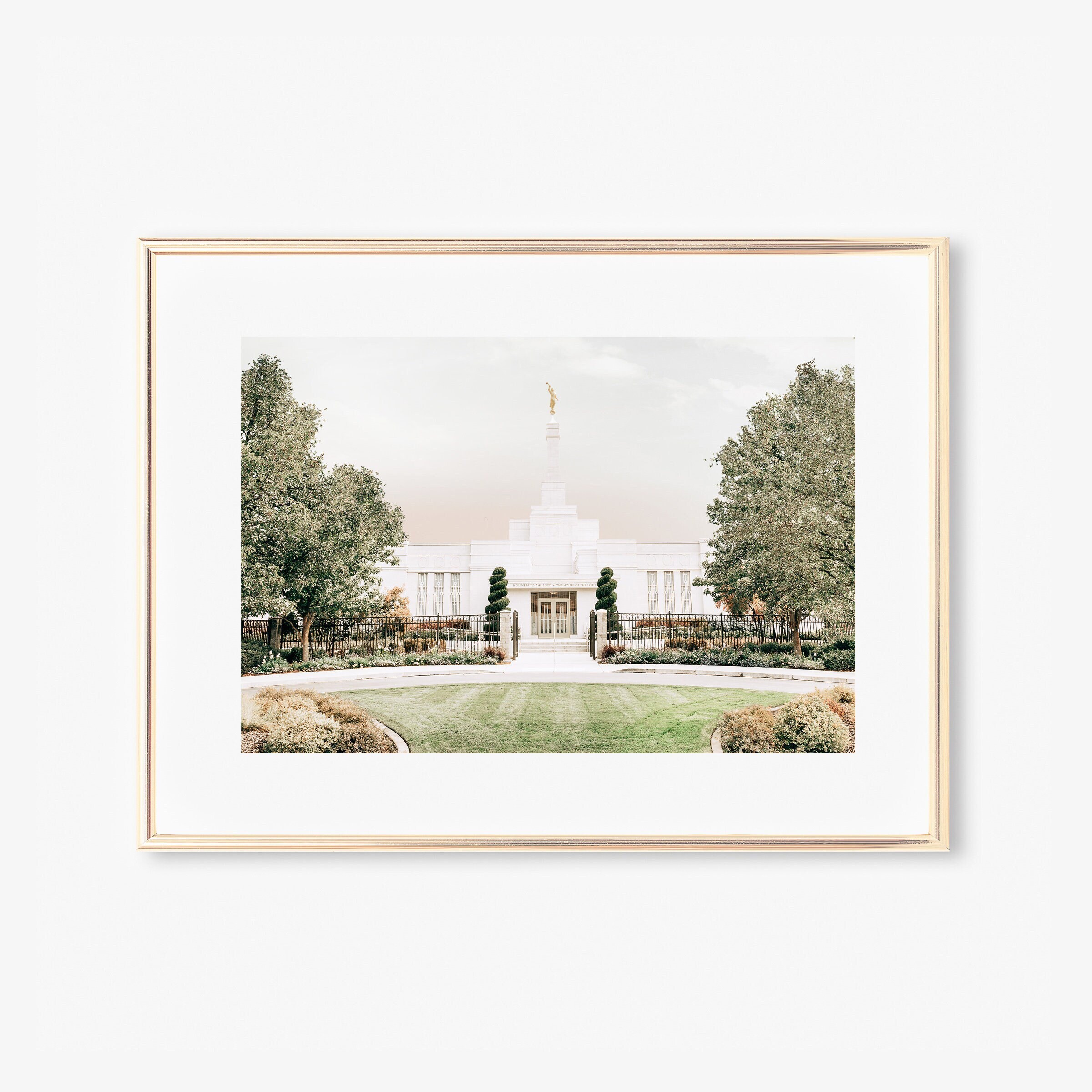 Spokane LDS Temple Digital Art WA Temple Lds Art Lds - Etsy