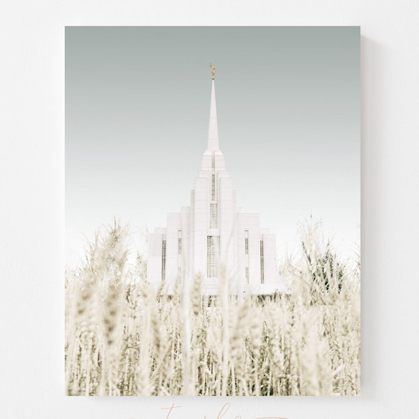 Rexburg Lds Temple Print - Etsy