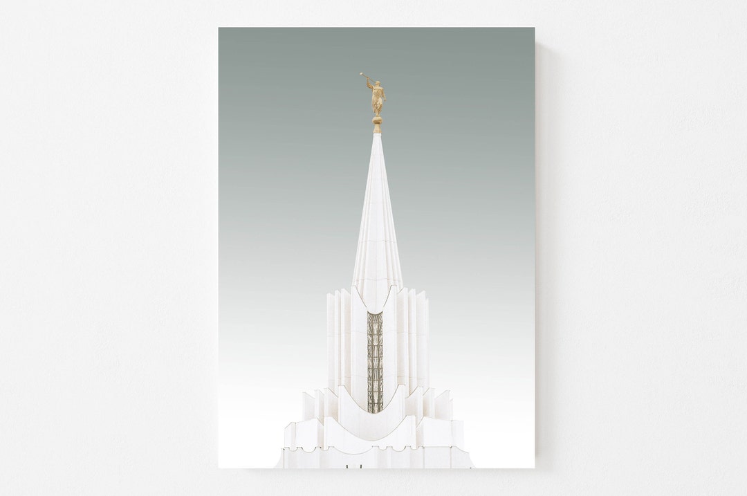 Buy Jordan River LDS Temple Digital Photo South Jordan Lds Art, Minimal ...
