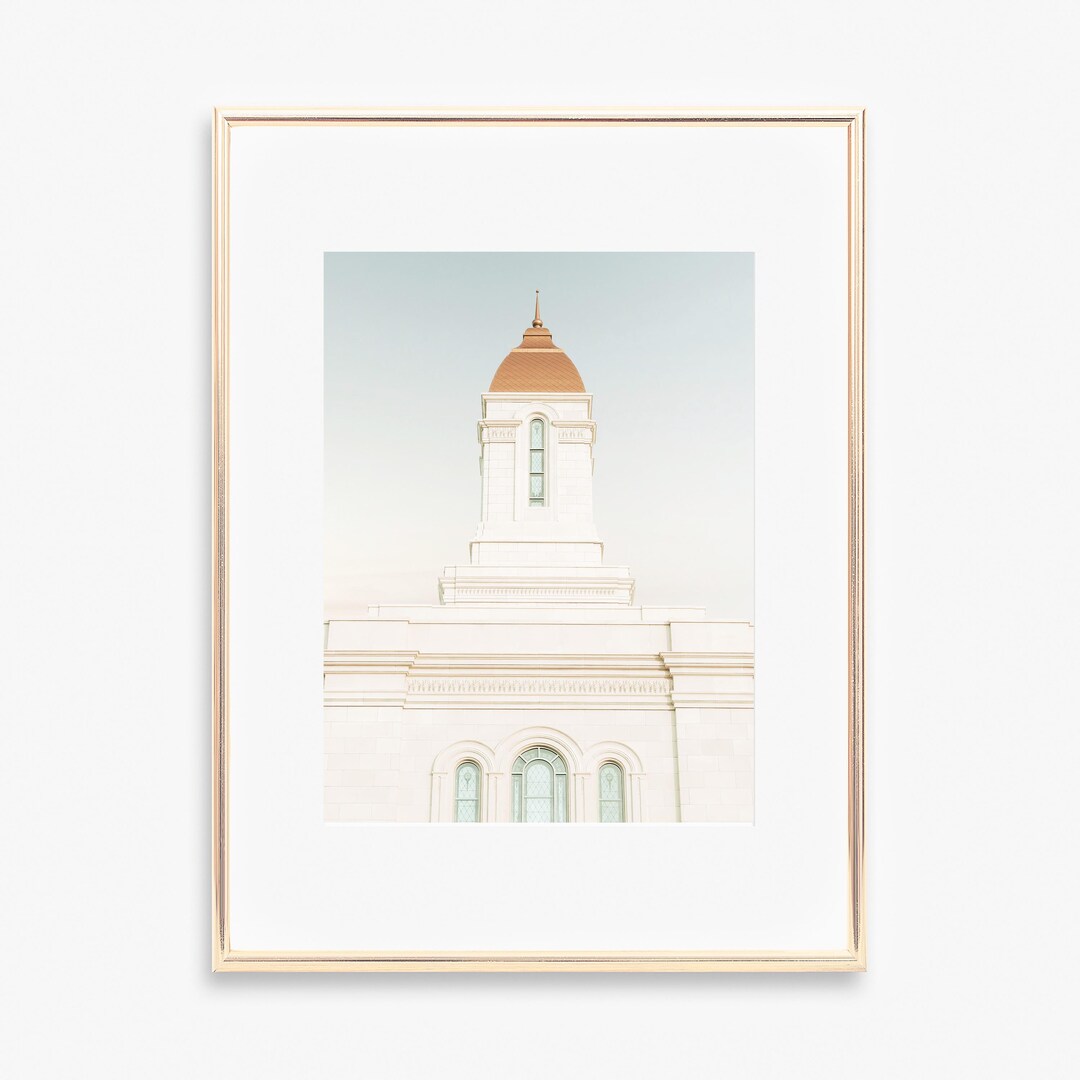 Deseret Peak Temple, LDS Digital Image, Modern Temple Photo, Utah ...