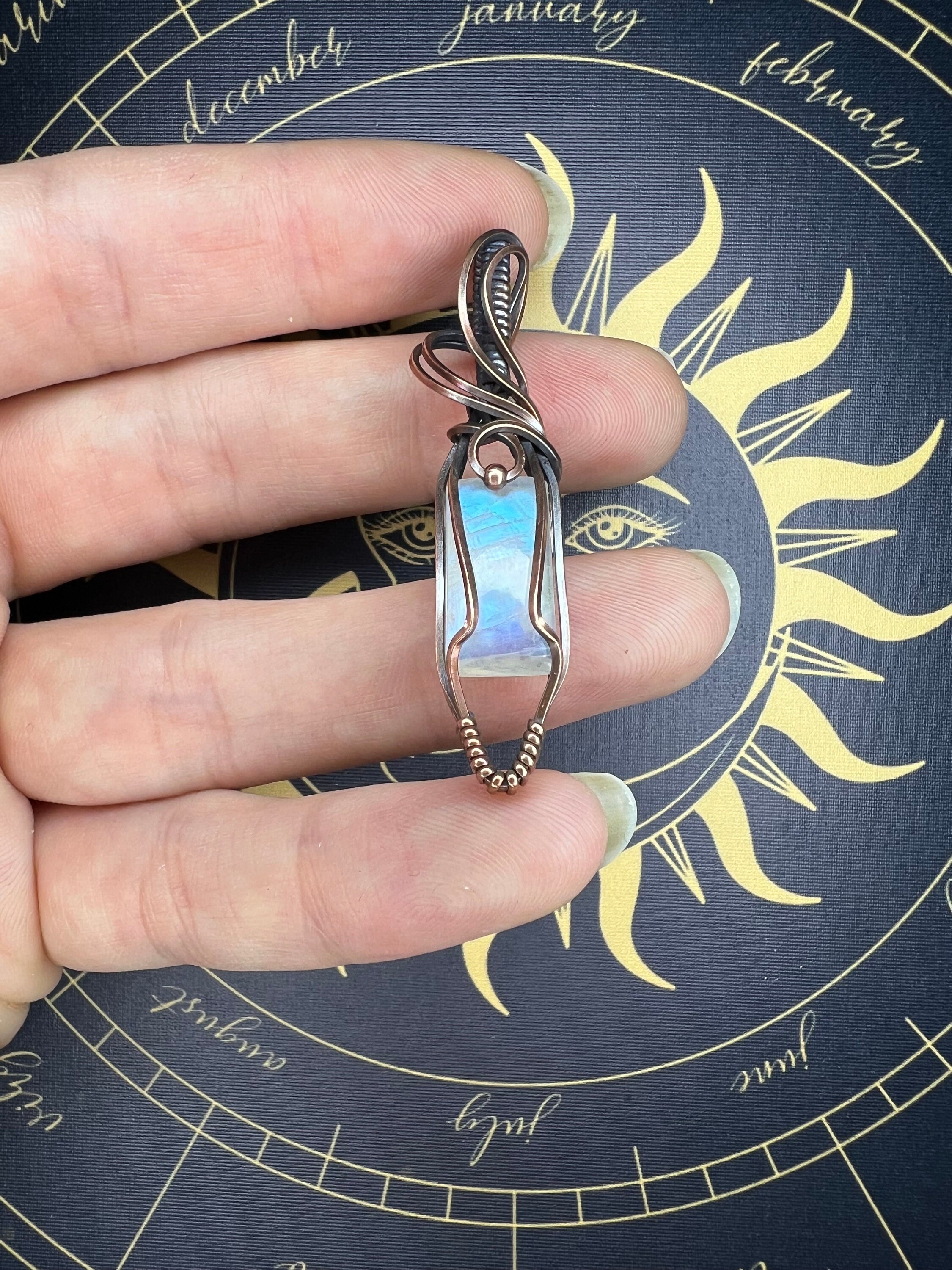 Moonstone Pendant. - Etsy