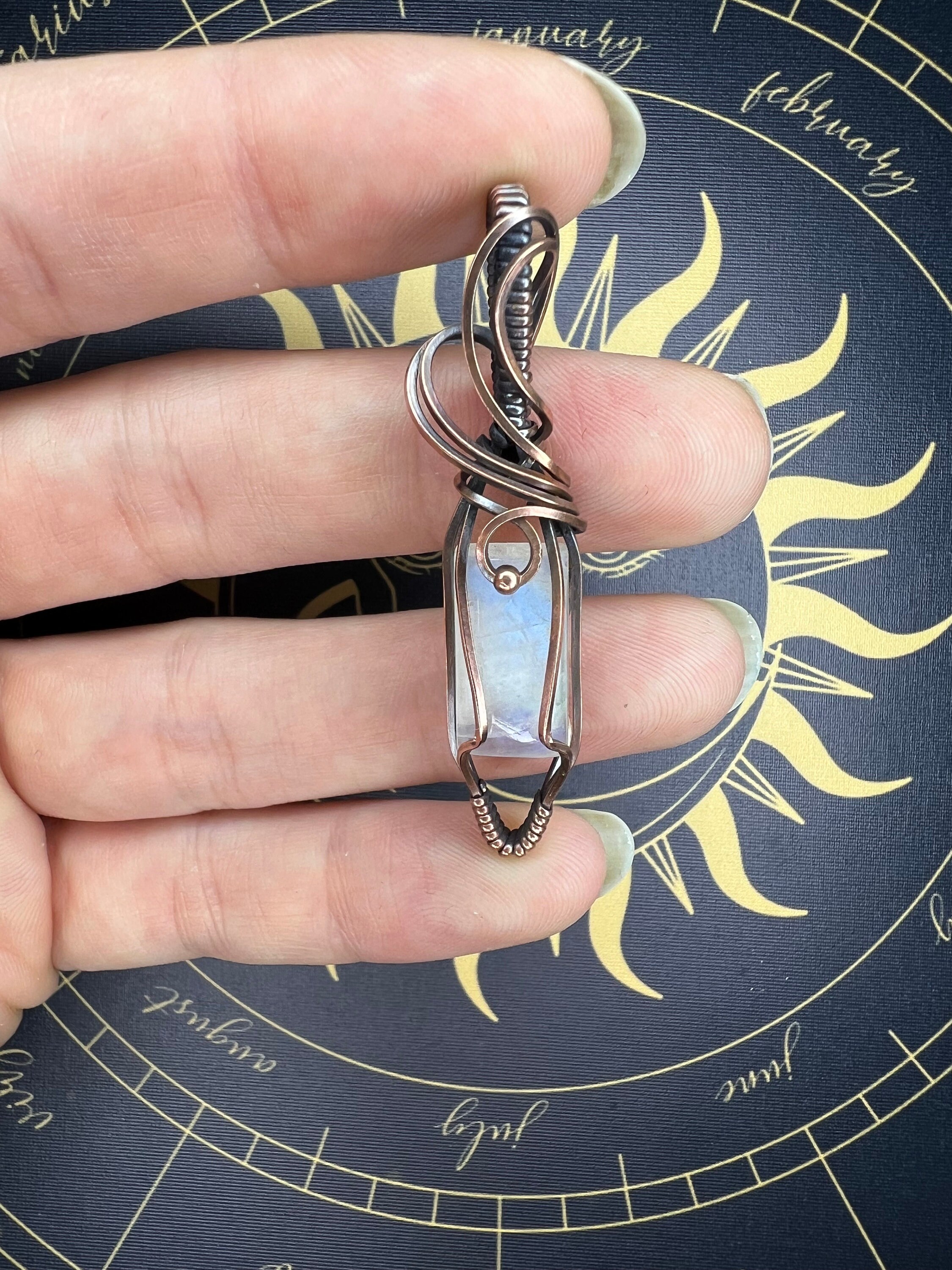Moonstone Pendant. - Etsy