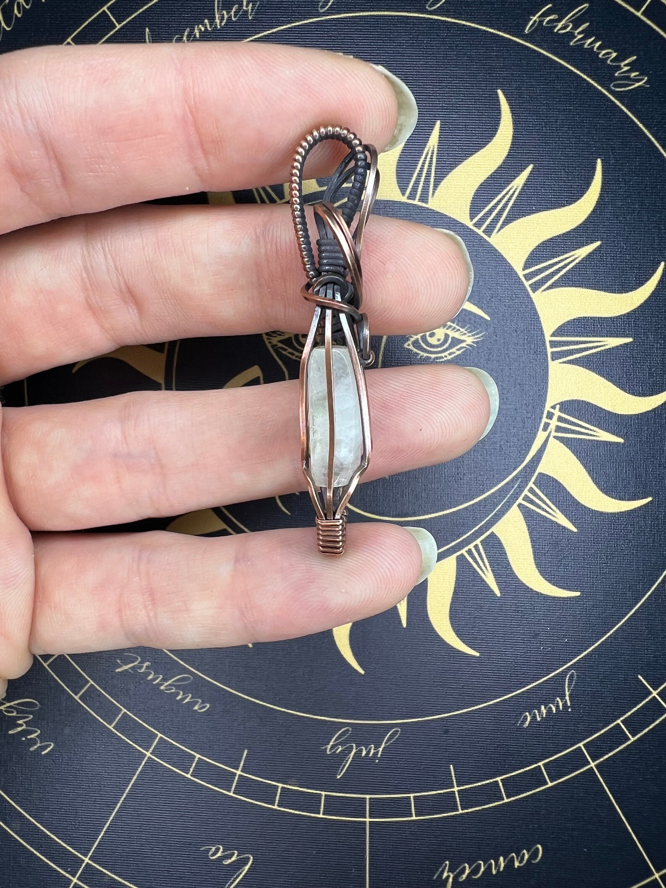 Moonstone Pendant. - Etsy