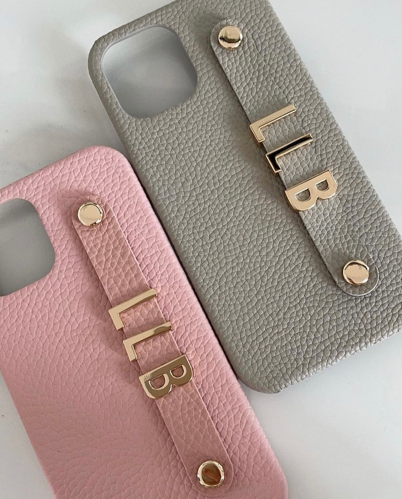 Personalised Phone Case Initial Letter Phone Case Gold | Etsy