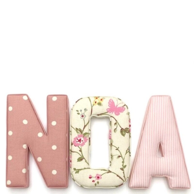 Fabric Letters - Etsy