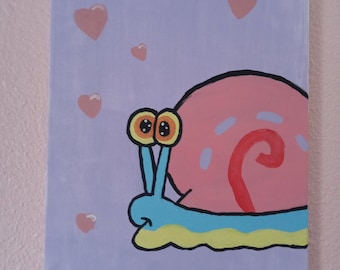 2 34 Spongebob Gary Snail Wooden Cutout Shape - Etsy