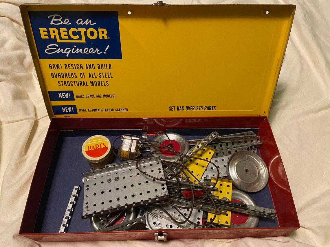 Erector Set 10042 Radar-scope Set 1950s - Etsy