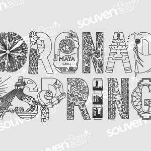 WDW Moderate Resorts Coloring Sheet Collection - Etsy