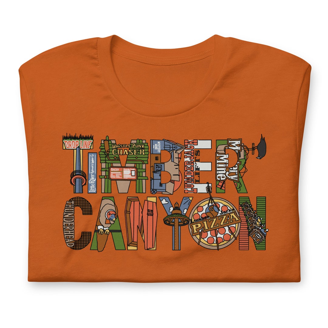 Dollywood Timber Canyon Adult Tee - Etsy