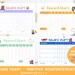 4 Reward Chart Bundle Printable Behavior Chart, Daily Chore Chart ...