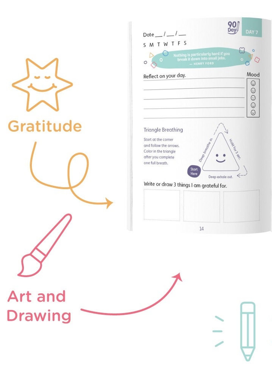 5 Minute Growth Mindset SEL Journal for Kids Connect With Myself ...