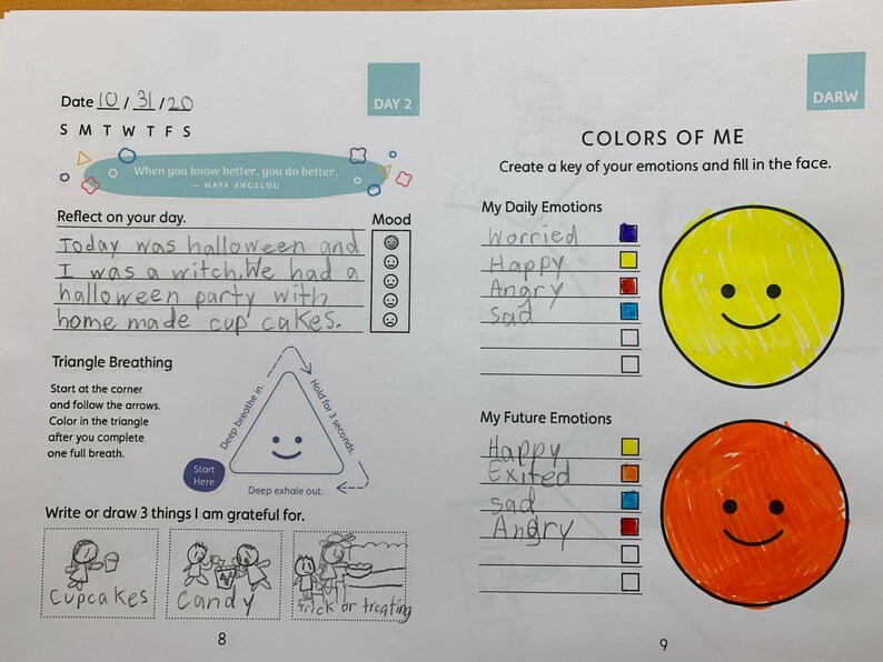 5 Minute Growth Mindset SEL Journal for Kids Grow a Positive - Etsy