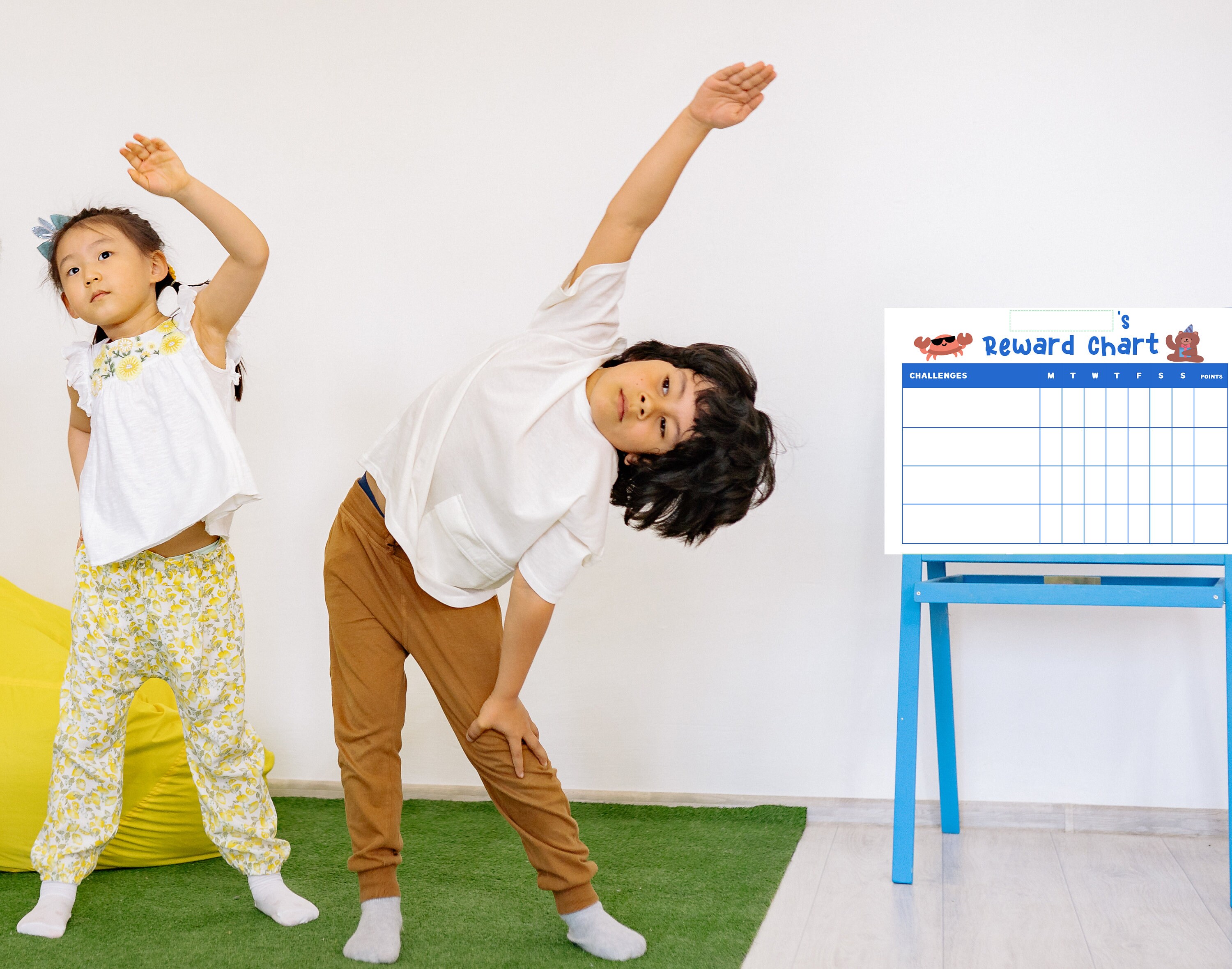 4 Reward Chart Bundle Printable Behavior Chart, Daily Chore Chart ...