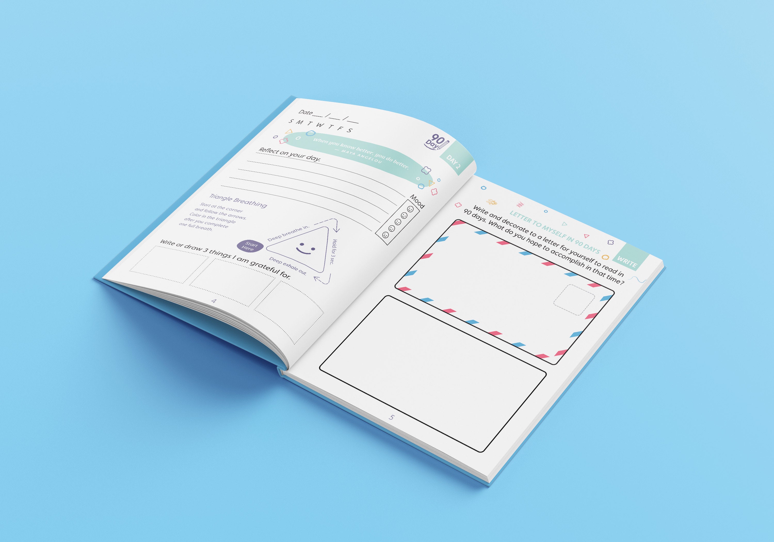 5 Minute Growth Mindset SEL Journal for Kids Connect With Myself ...