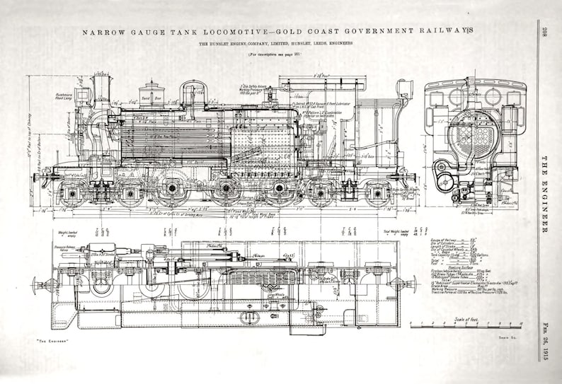 Tank Engine Narrow Gauge Locomotive Gold Coast Government Railways the ...