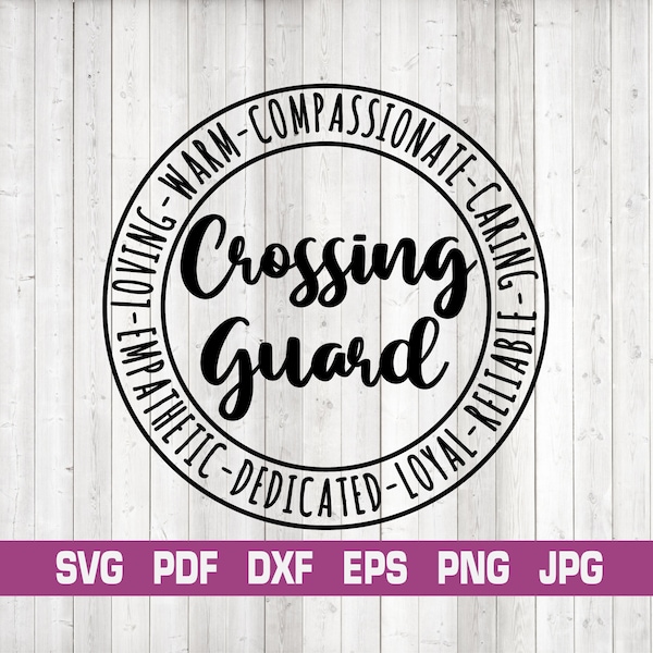 Crossing Guard Svg - Etsy