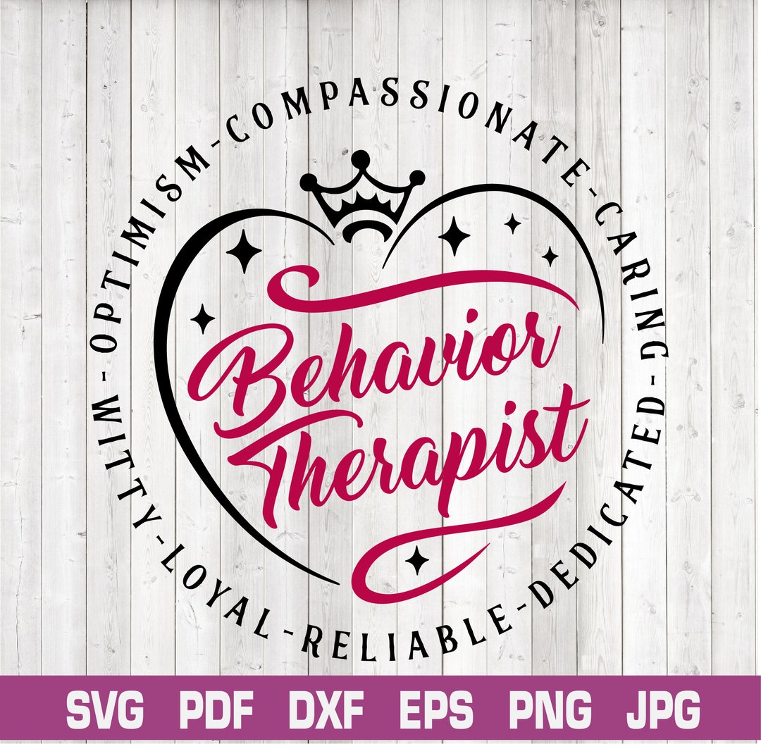 Behavior Therapist Svg,behavior Analyst Svg,school Psychologist ...