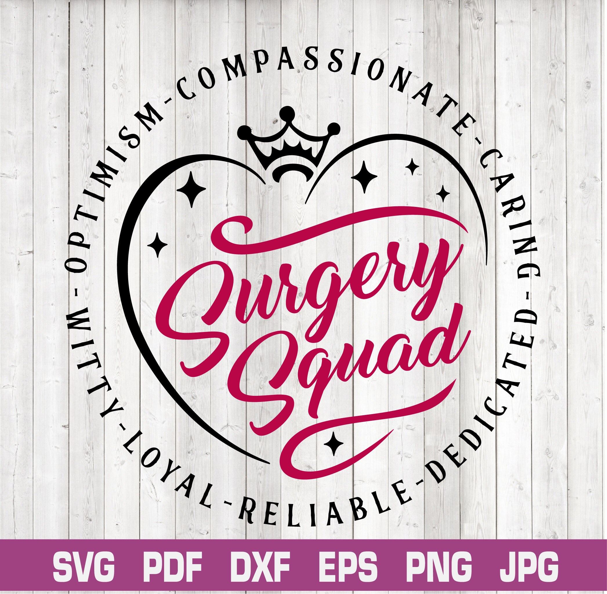 Surgery Squad SVG: Gift for Surgery Team (digital Download) - Etsy
