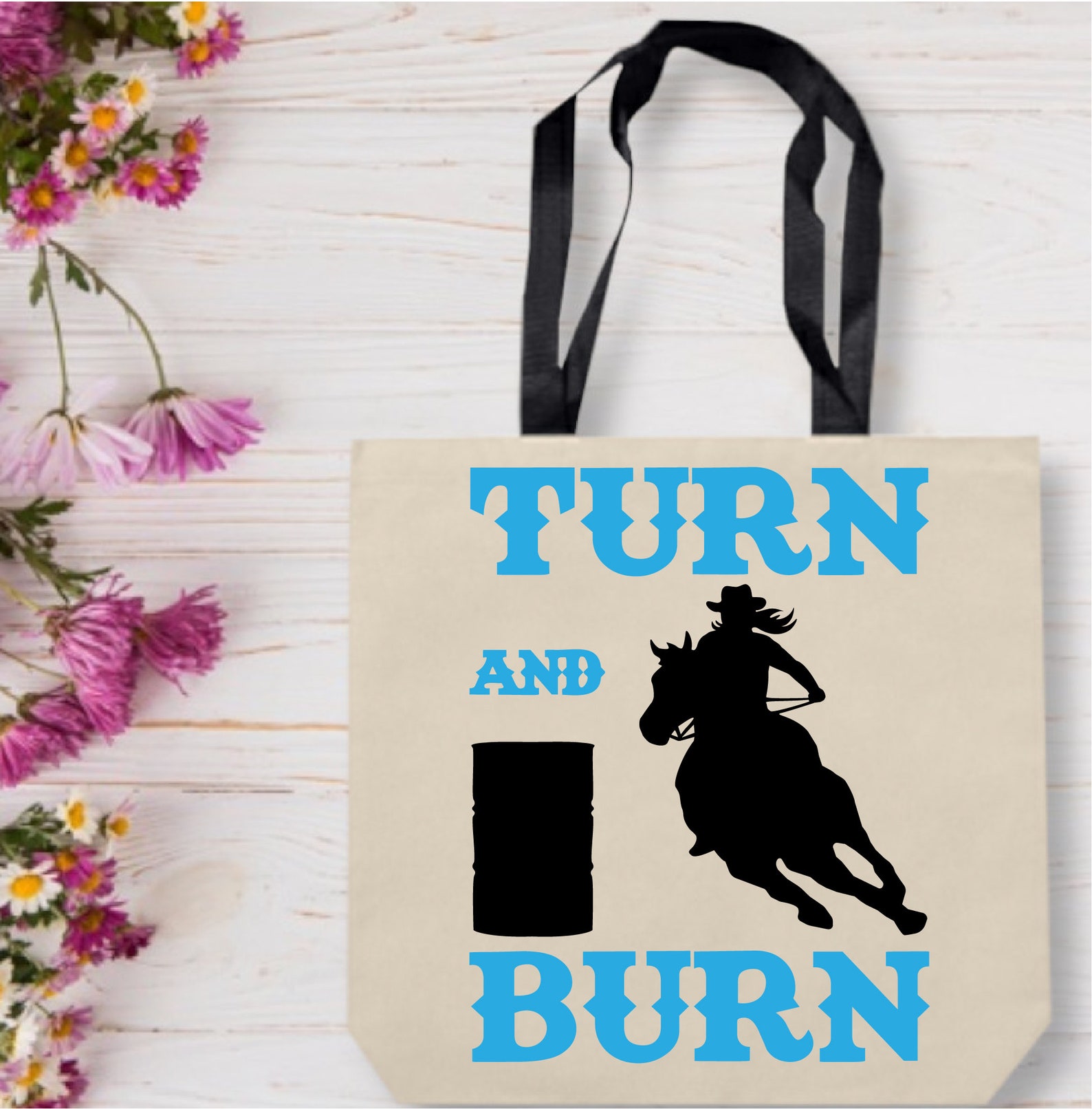 Turn and Burn Barrel Racing SVG File,female Barrel Racer,western Rodeo ...