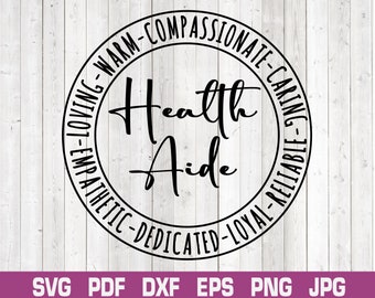 Home Health Aide Svg - Etsy