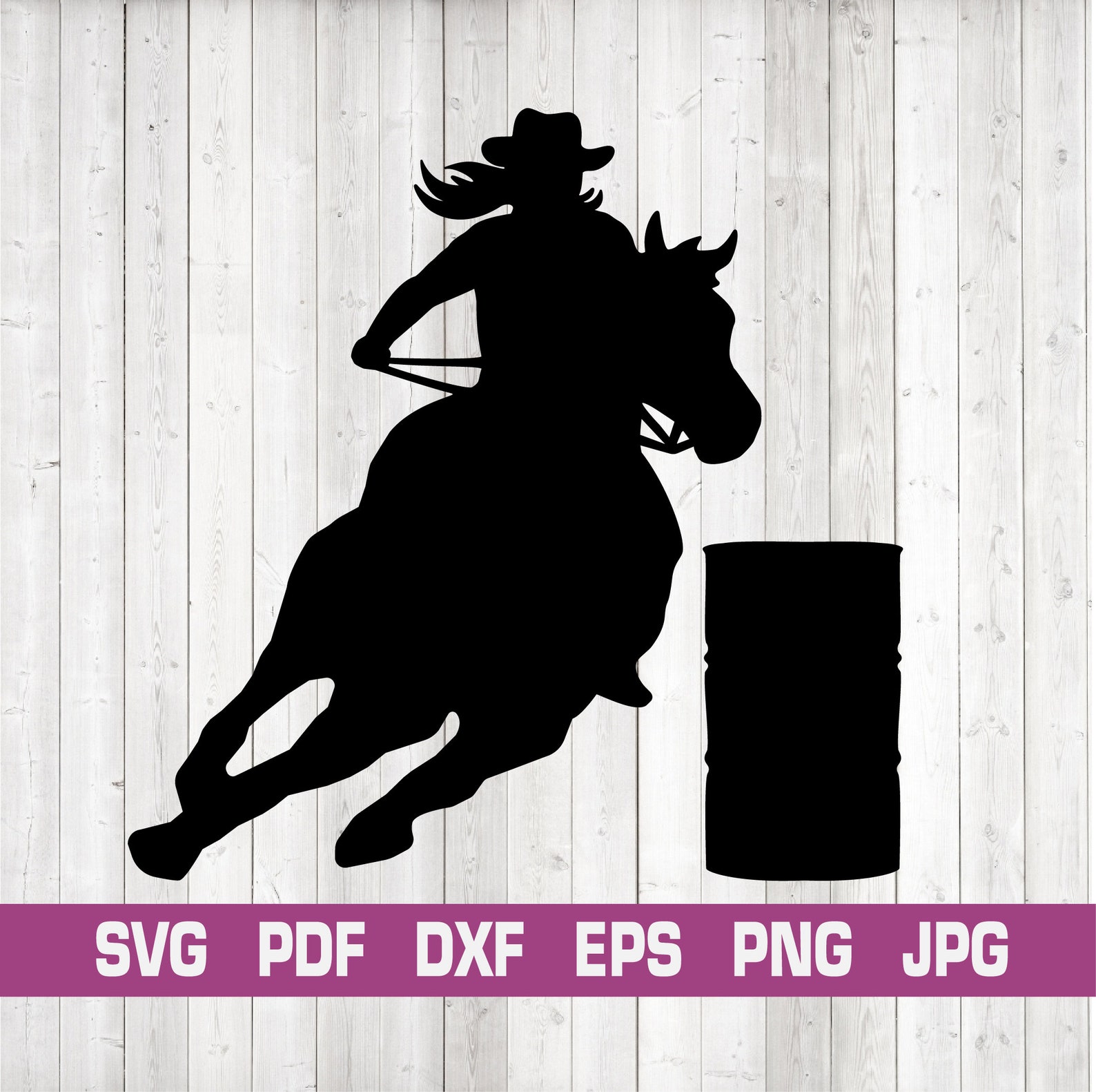 Barrel Racing Svg, Love Barrel Racing Svg File, Fichier Svg Women ...