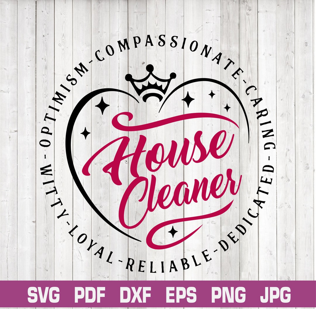 House Cleaner Team SVG: Cleaning Staff Design (digital Download) - Etsy