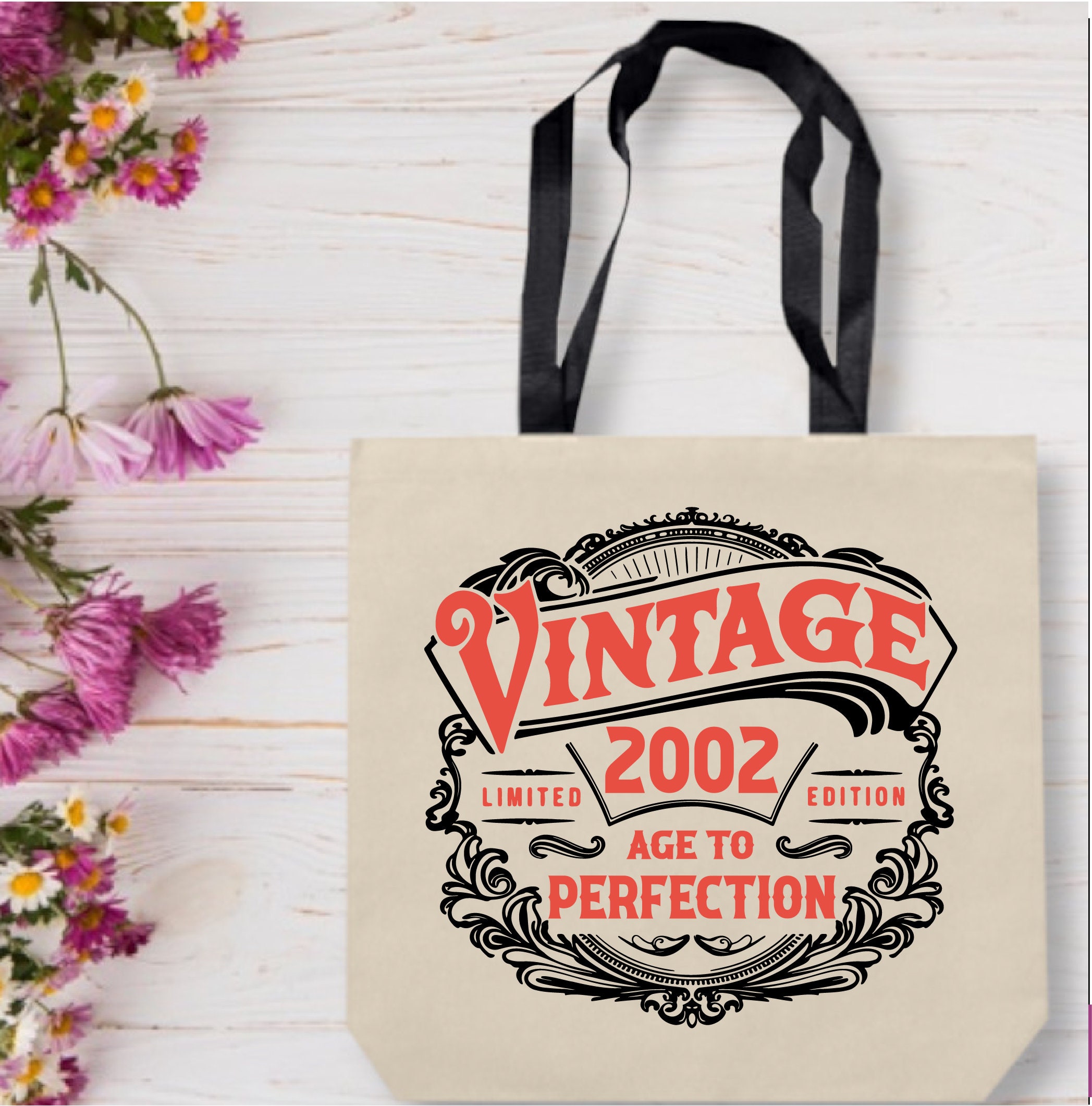 Vintage 2002 Birthday SVG: Aged to Perfection Design (digital Download ...