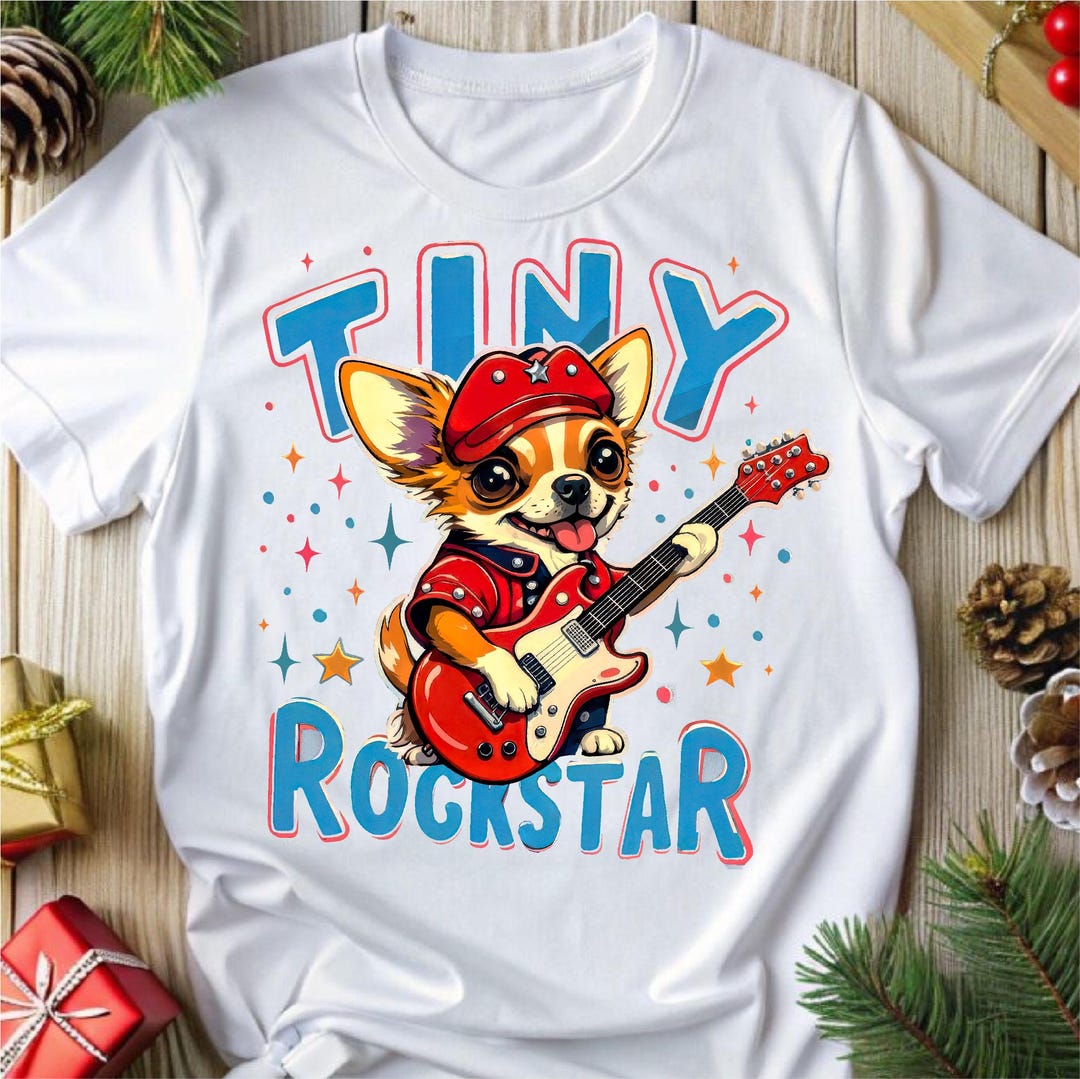 Tiny but Mighty Rockstar Png,tiny Rockstar Png,chihuahua Rockstar Png ...