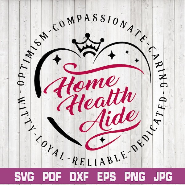 Home Health Aide Svg - Etsy