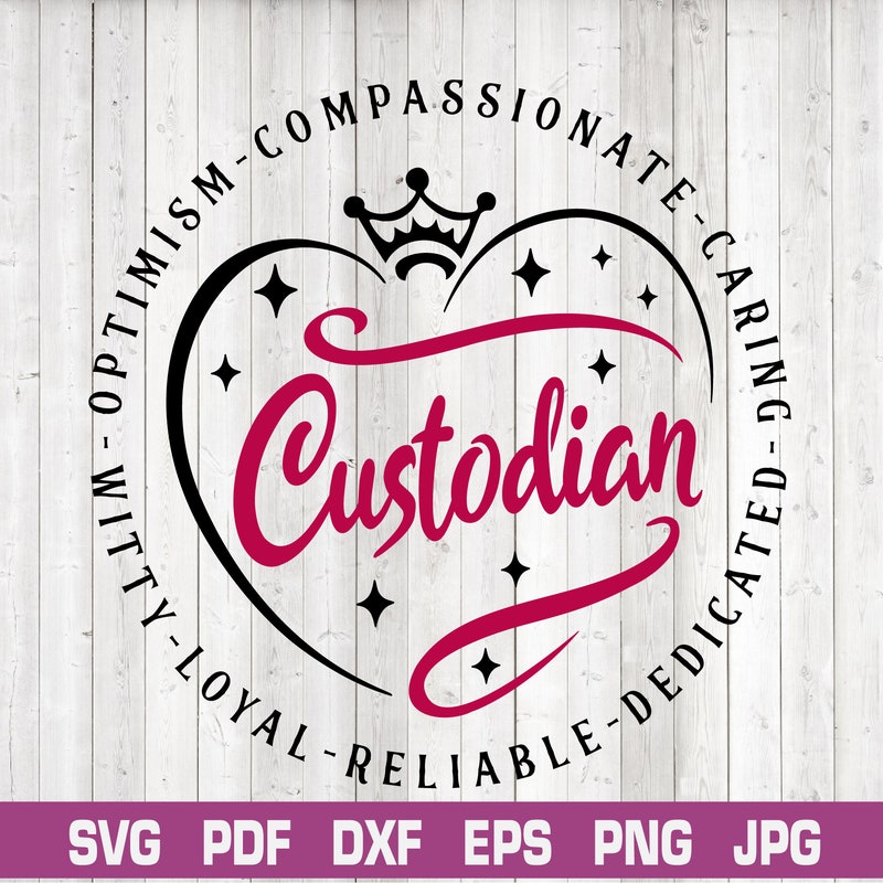 Custodian Clip Art - Etsy