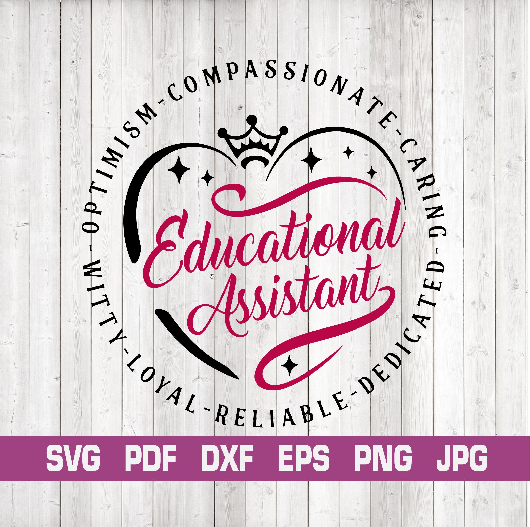 Educational Assistant Svg,educational Assistant Life Svg,educational ...