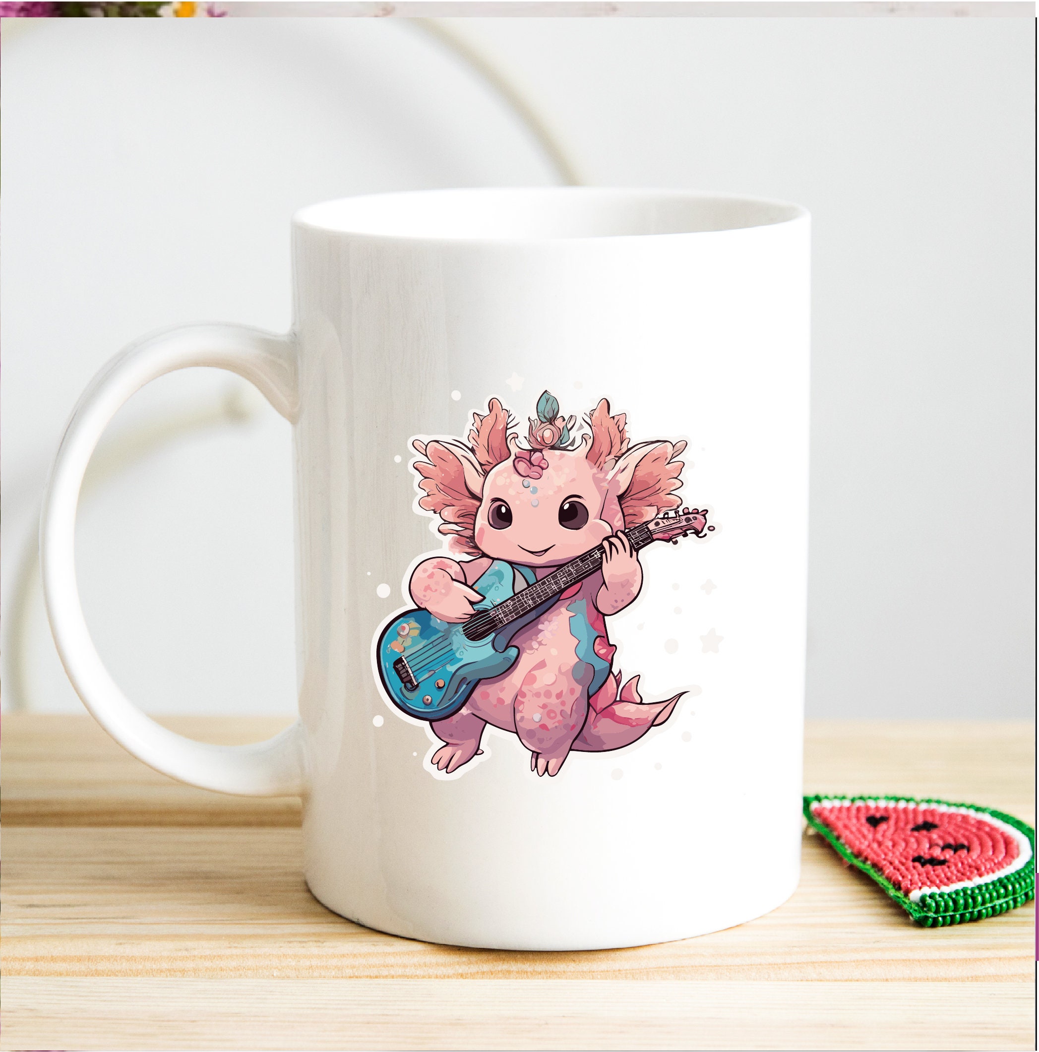 Axolotl Playing Guitar Svg,cute Axolotl Svg,funny Axolotl Svg,axolotl ...