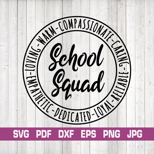 School Staff Svg - Etsy